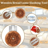 Wood Bread Lame Slashing Tool with 10 Blade and 1 Red Leather Pouch ...