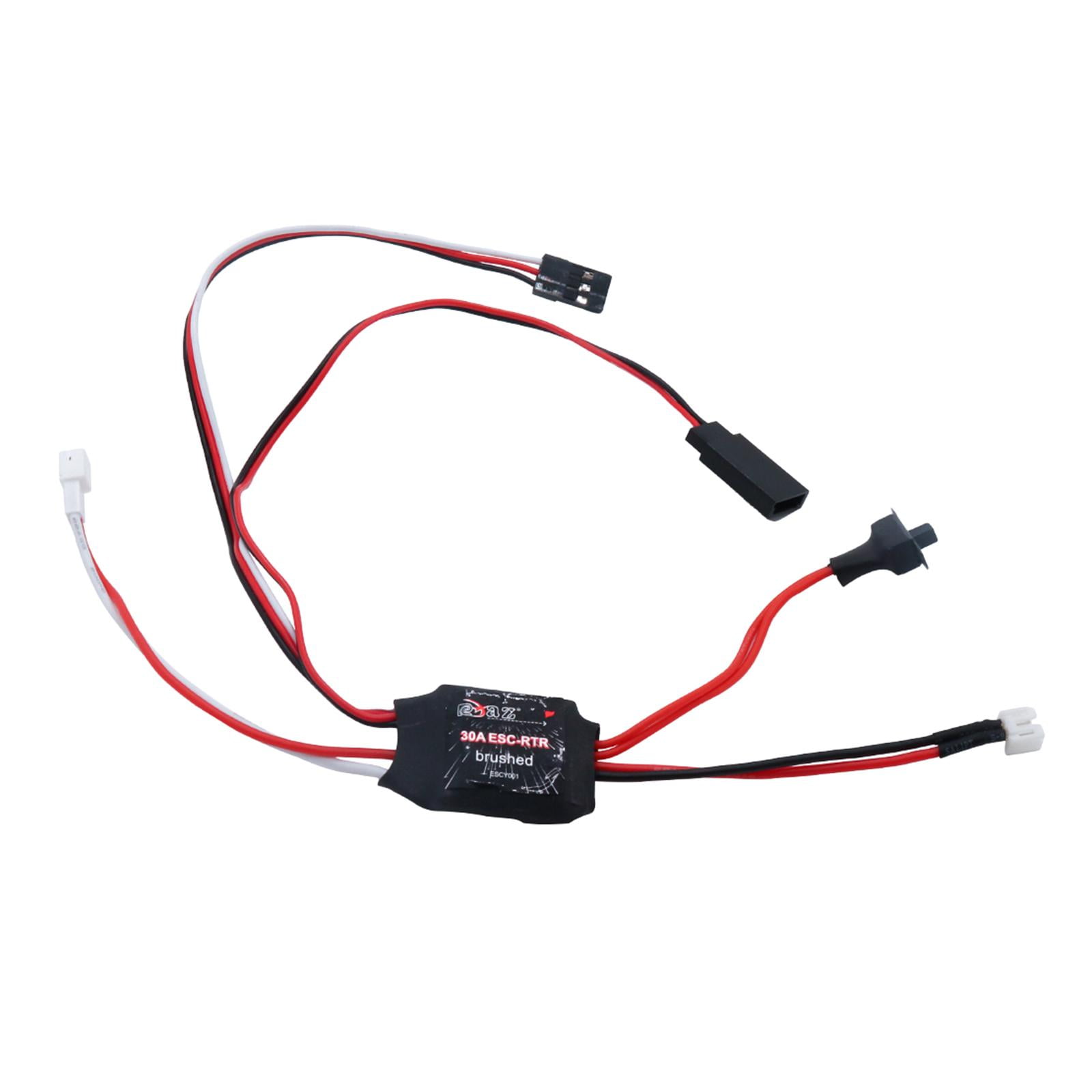 30A Brushed ESC Replaces Accessories Electric Speed Controller for 1:18 ...