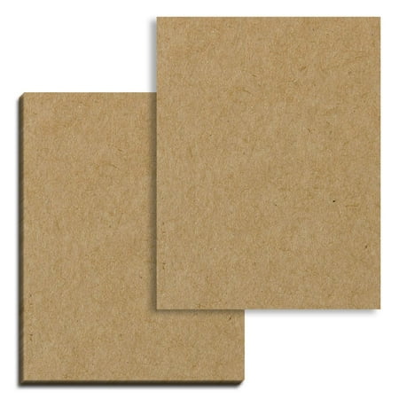 100 Feuilles, Carton Kraft Brun, 300 GSM (110 lb. Couverture) 8.5 x 11 ...