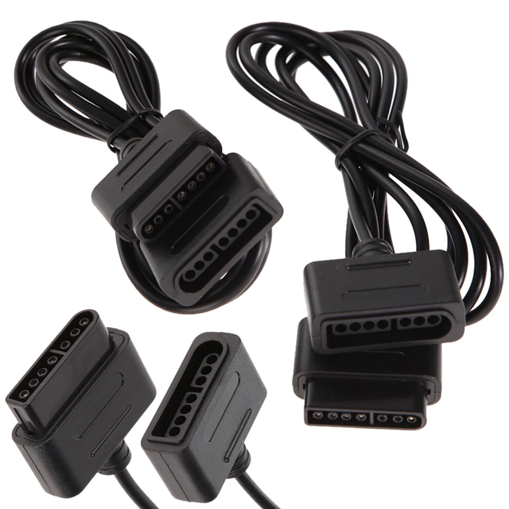 Kuymtek 2 cables de extensión de 6 pies para SNES Super Nintendo 16 Bit ...