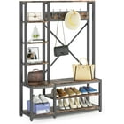 Riverbay Furniture Pyramid Hall Tree in White - Walmart.com