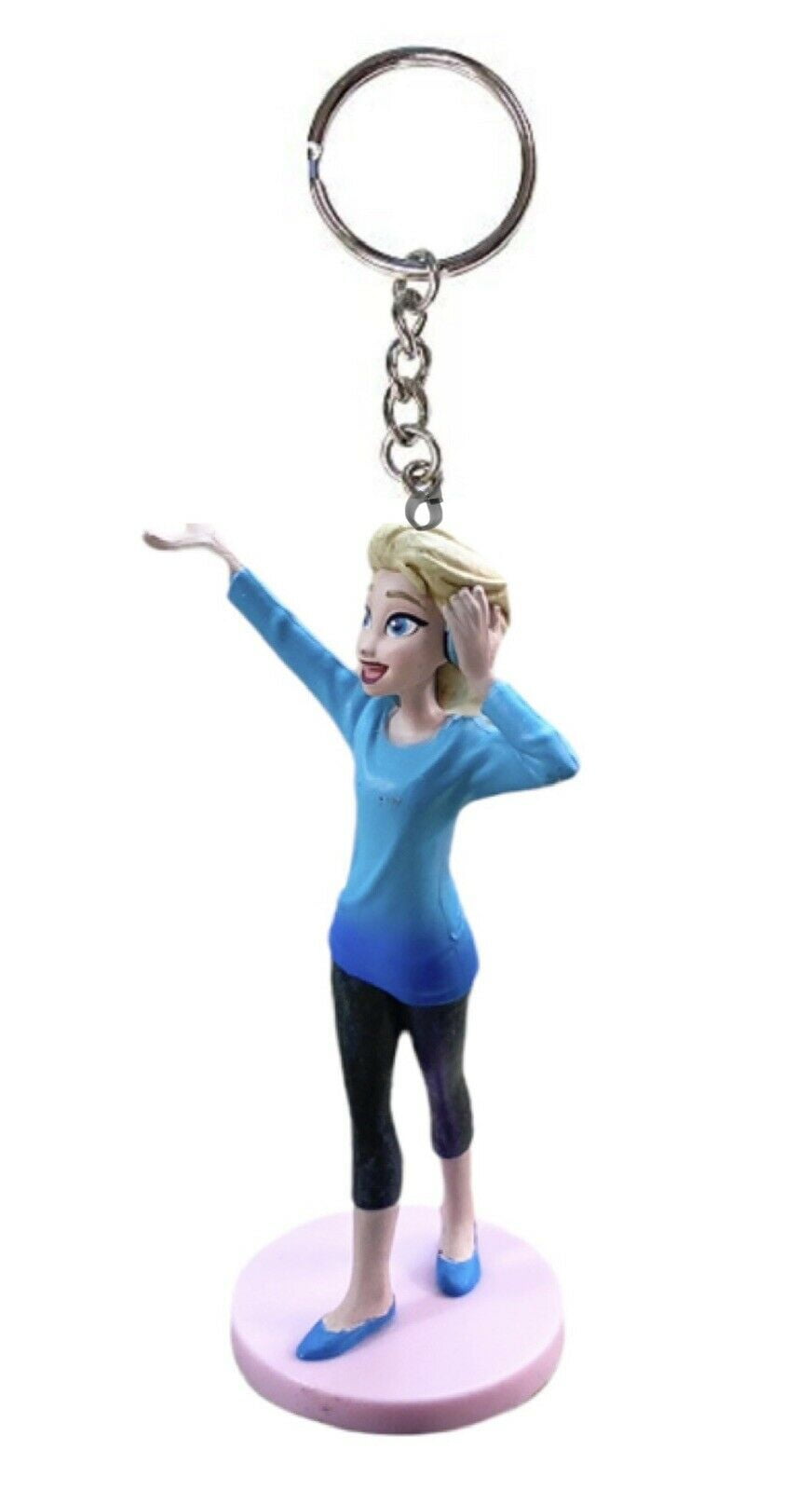 Princess Elsa Sports Key Ring Keychain Ornament Figure Charm Frozen ...