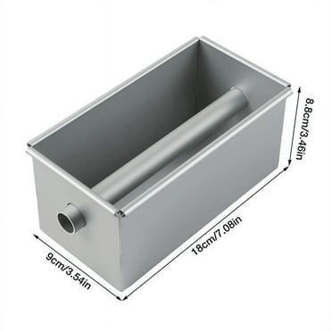 CHEFMADE Commercial Pullman Loaf Pan with Lid, 2.6Lb Dough Capacity Non ...