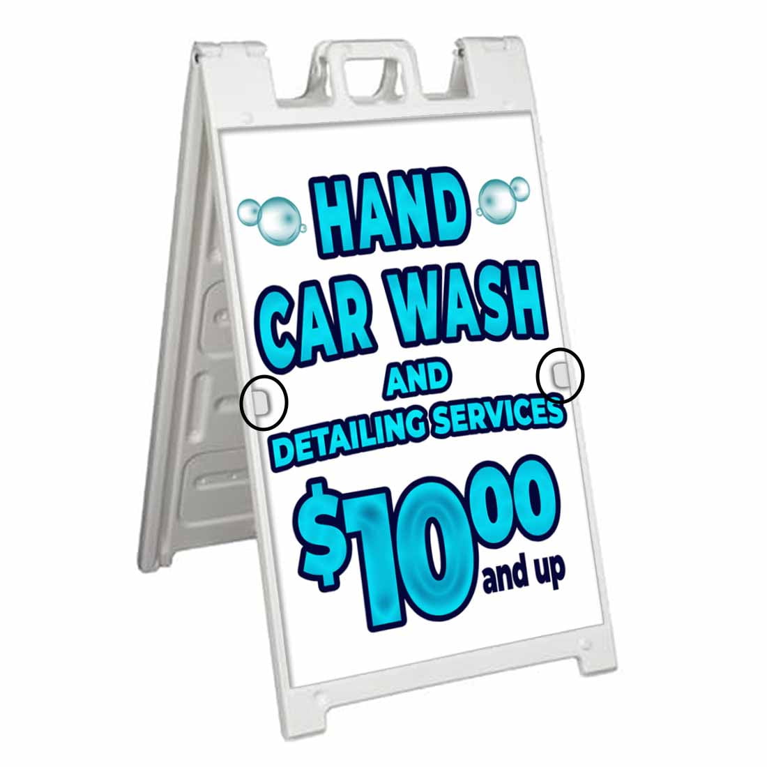 Hand Car Wash And Detailing Services (24" X 36") Deluxe A-Frame ...