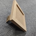 Picture Frame Wood with Mat, Natural Solid Teak Wooden Photo Frames for ...