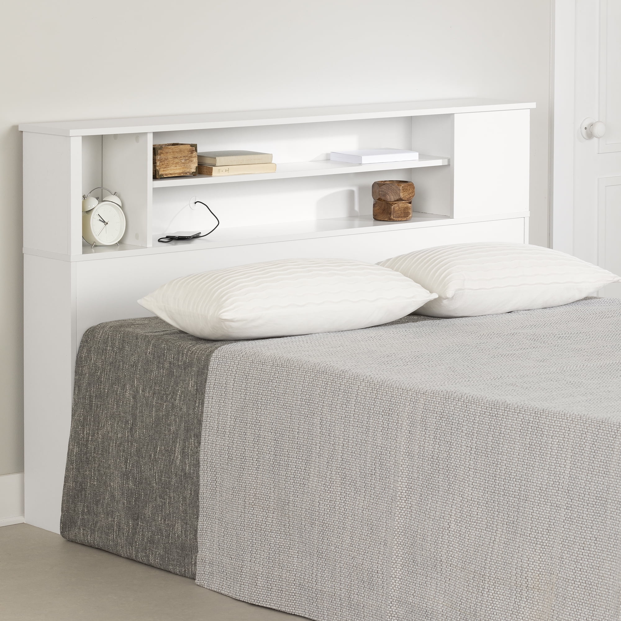 Click here for South Shore Fusion Full/Queen Bookcase Headboard... prices