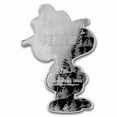 Peanuts® Colorized Snoopy Beagle Scout Leader Shaped 1 oz Silver ...