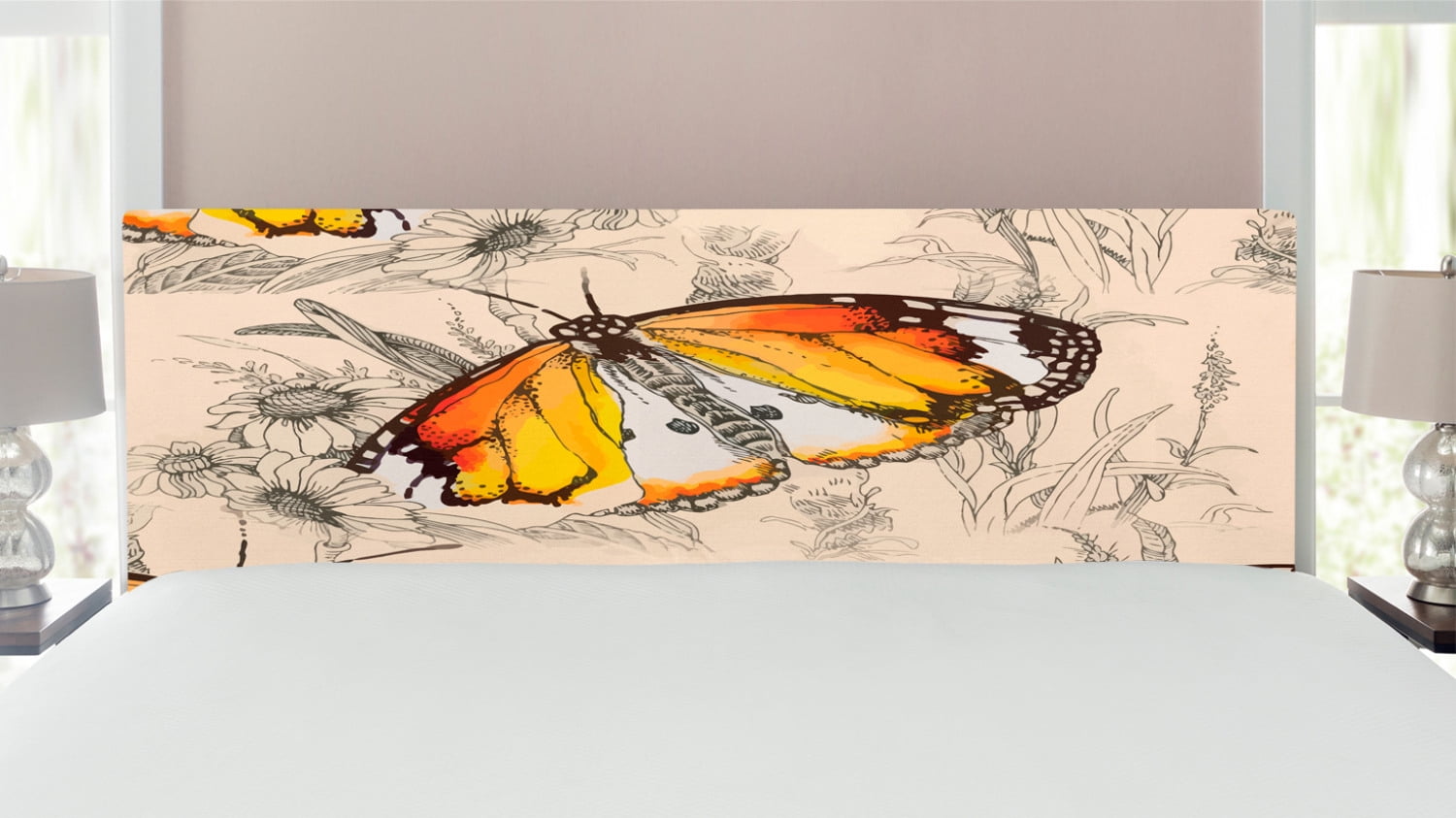Butterfly Headboard, Sign of Supreme Grace and Meditative Journey Real ...