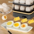 Egg Cooker 12 Eggs Capacity, Soft, Medium, Hard Boiled, Poached, Omelet ...