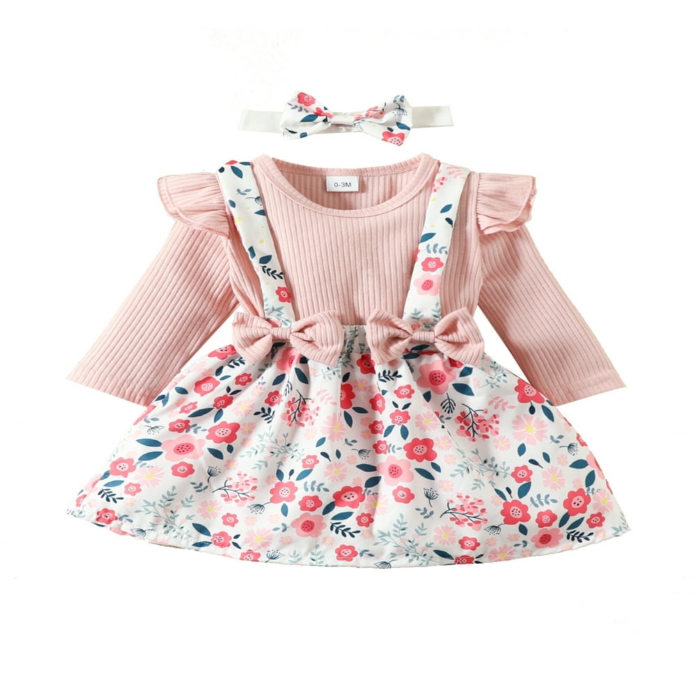 Click here for Generic Newborn Baby Girl Clothes Ruffle Long Slee... prices