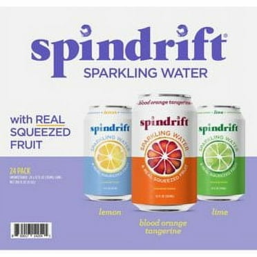 Spindrift Sugar-Free Lemonade Sparkling Water, Variety Pack, 12 Fl Oz ...