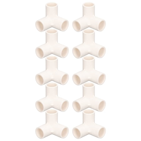 3 Way Pipe Fittings, Standard Size Impact Resistant 25mm Inner Diameter ...