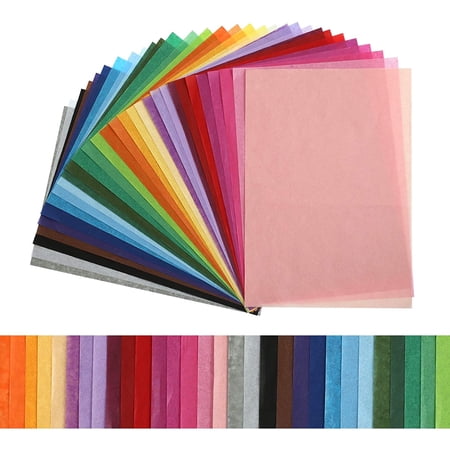 300 Sheets Tissue Paper 30 Mixed Colors Gift Wrapping Paper Sheets ...