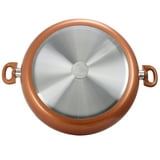 Better Chef 10 inch Copper Colored Ceramic Coated Deep Fryer with Lid ...