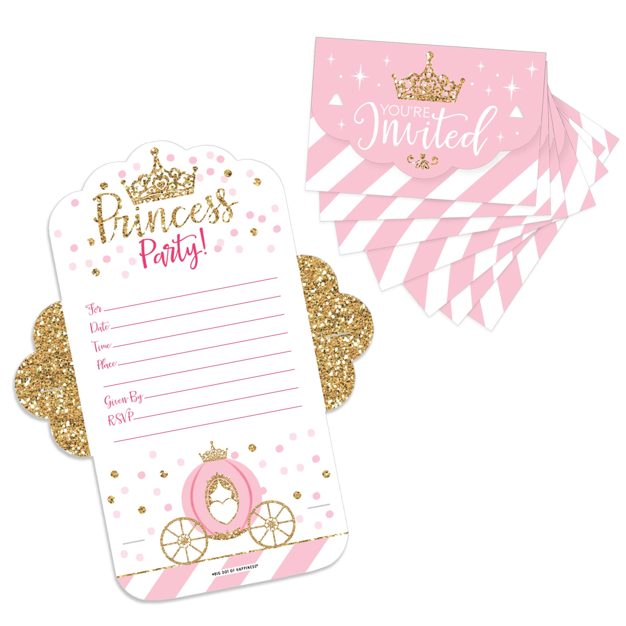 Princess 1st Birthday Invitations Wording