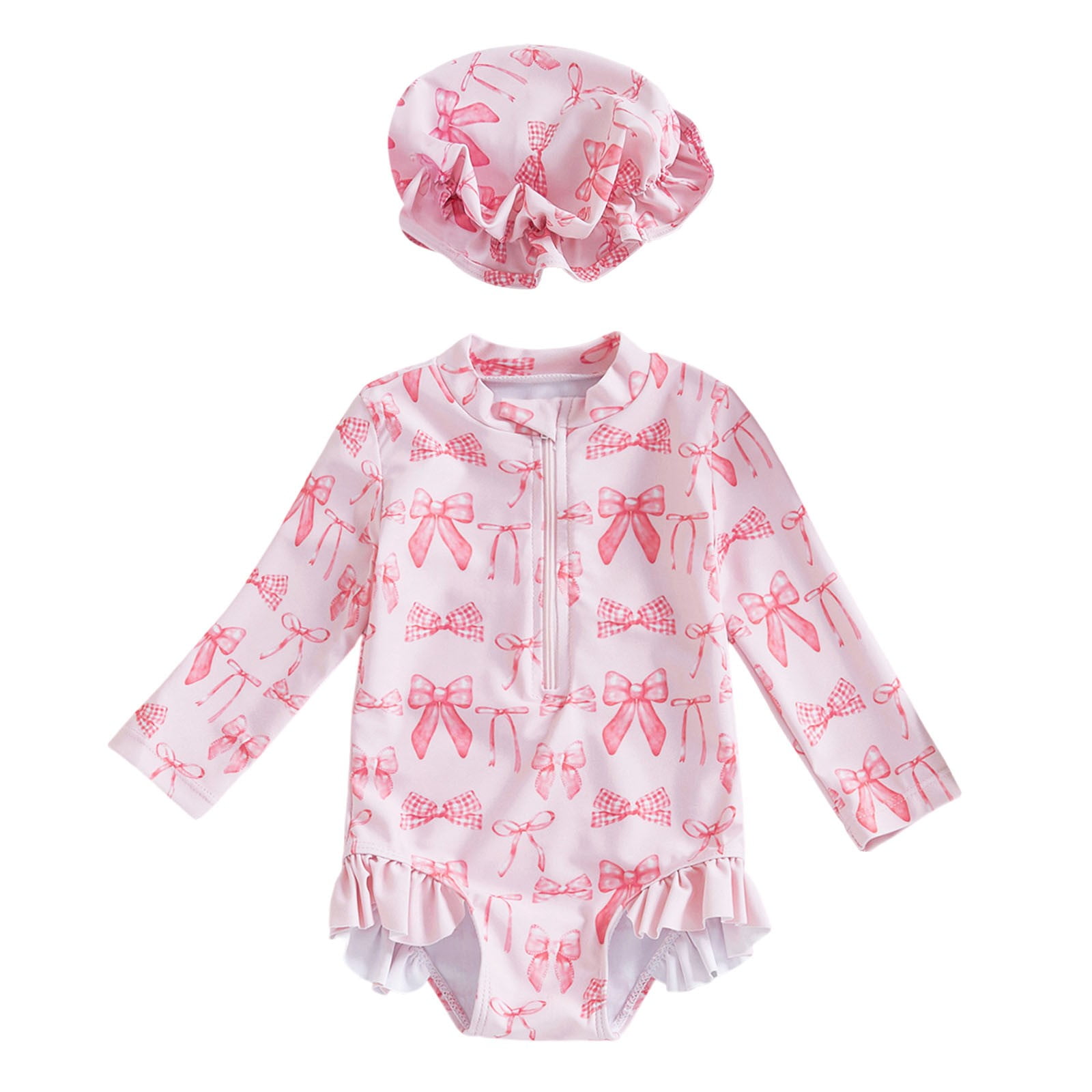 Click here for Mezzall Baby Girl Swimsuit Baby Girls Long Sleeve... prices