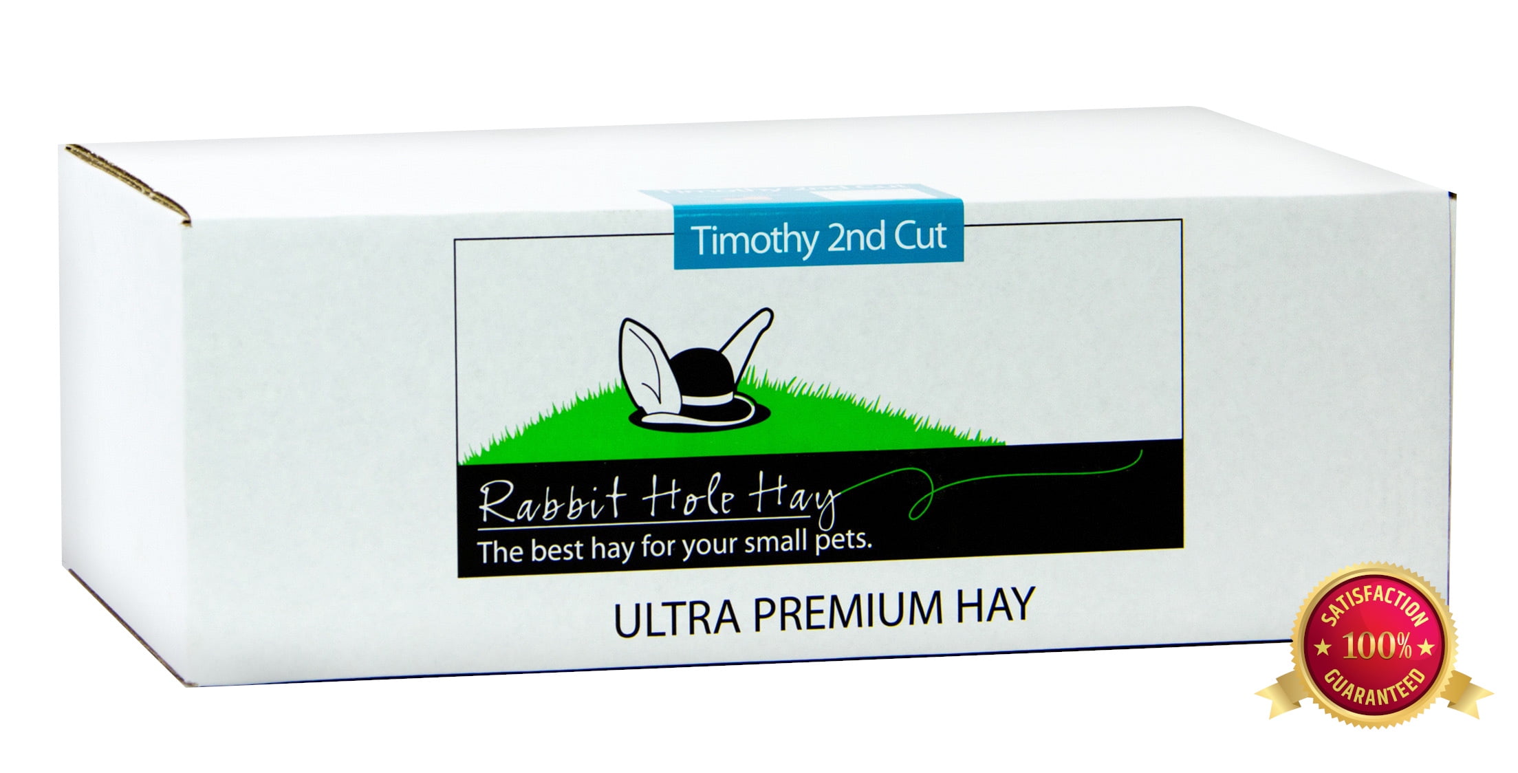 Rabbit Hole Hay, Ultra Premium Medium Timothy Hay; 10lb box - Walmart.com