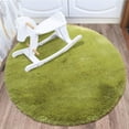 LOCHAS Round Fluffy Area Rug, Soft Shaggy Carpet for Living Room ...