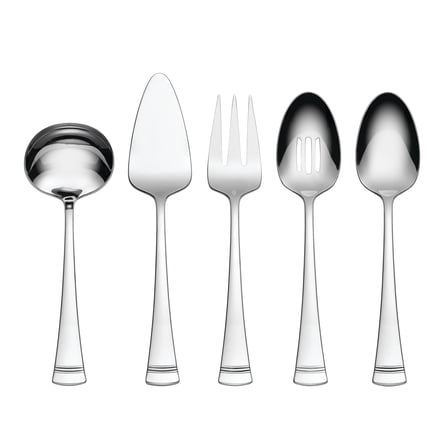 Beautiful Lenox Portola 65-Piece Stainless Steel Flatware Set, Hostess ...