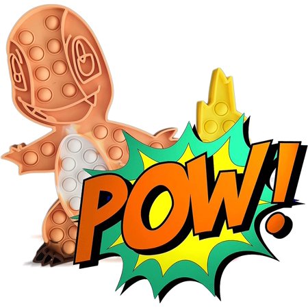 ZHENGBOS Giant Rainbow Poppers Fidget Toy Among us, New Silicone ...