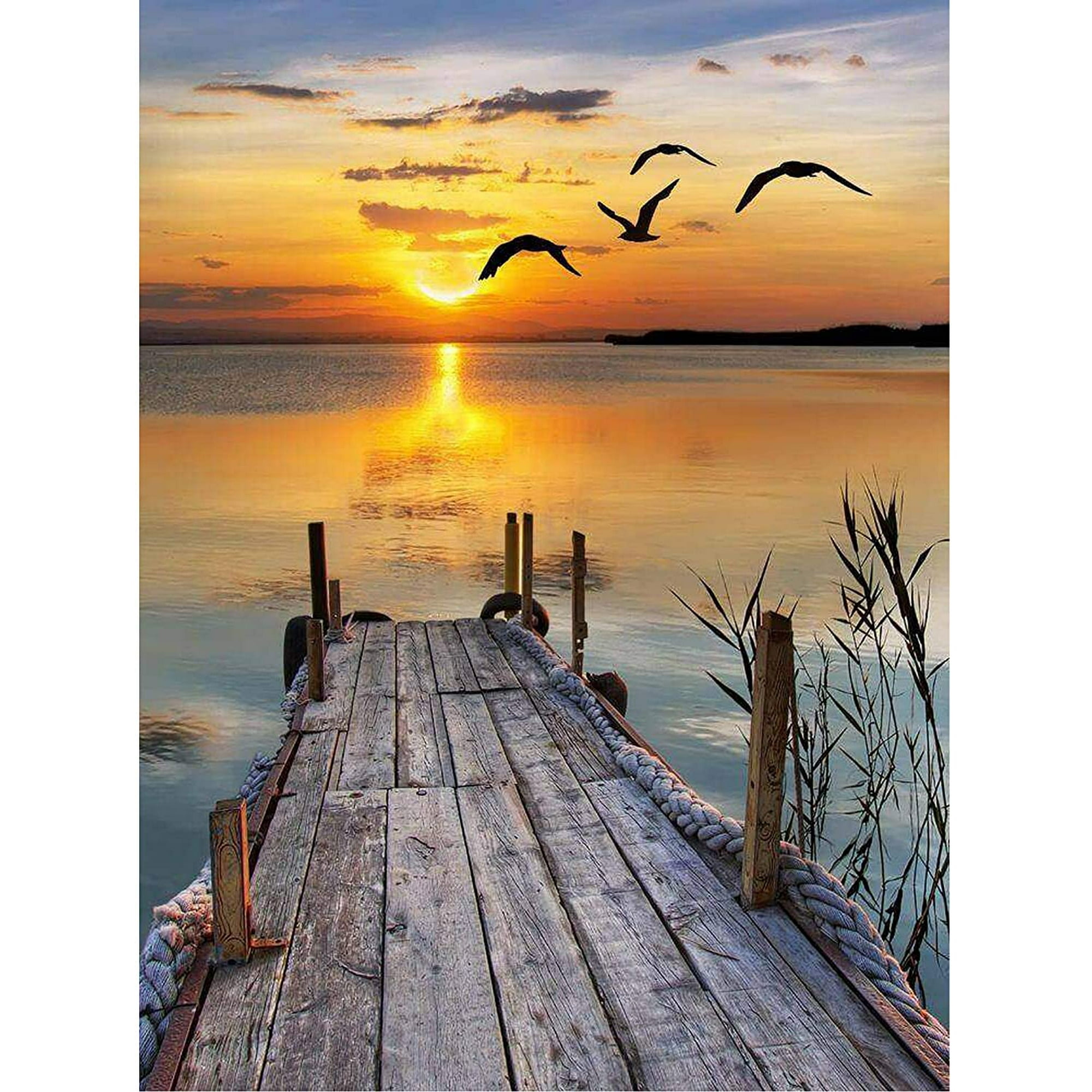 Click here for Jhijhoo 5d Full Drill Diamond Art Round Diamond Pa... prices