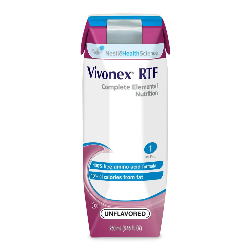Vivonex RTF Tube Feeding Formula 36250000 250 mL Case of 24, Unflavored ...
