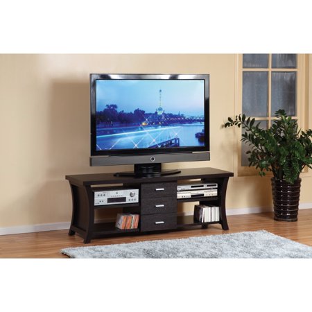 Modern Style TV Stand With 3 Drawers And 4 Open Shelves. - Walmart.com
