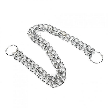 Pets Neck Chain, Glossy Limiting Accessories Double Row Dogs Chain ...