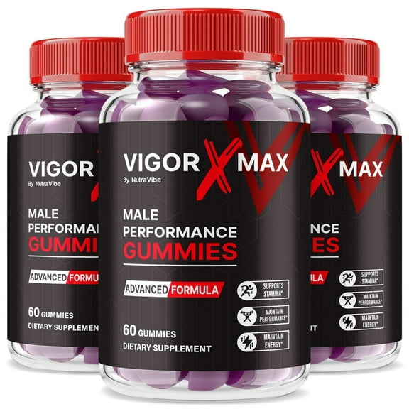 (3 Pack) Vigor Boost X Gummies – Official VigorBoostX All-Natural Gummy ...