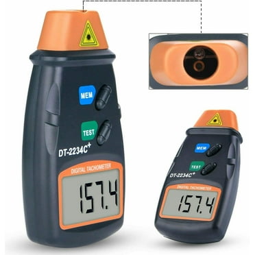 Digital Photo Laser Tachometer Non Contact Tach RPM Meter - Walmart.com