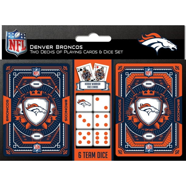MasterPieces Officially Licensed NFL Denver Broncos 2-Pack Playing ...