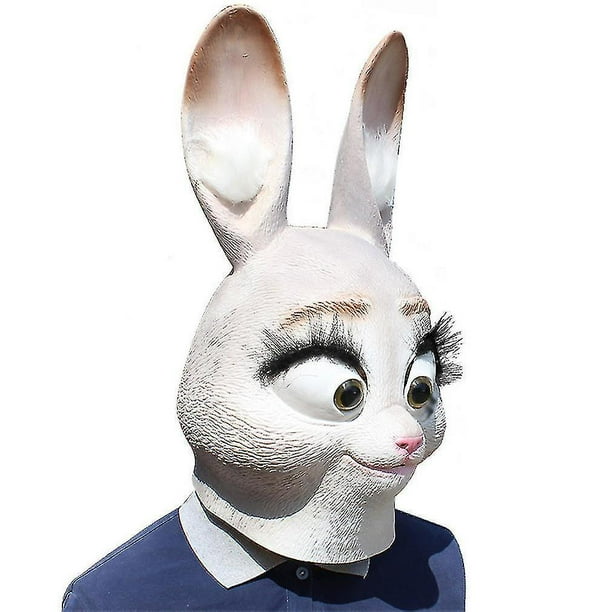 Zootopia Judy Rabbit Hopps Máscara Cosplay Party Props | Walmart en línea