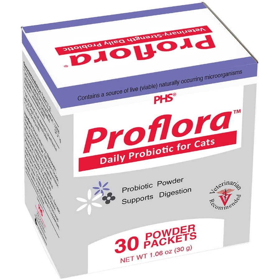 Proflora Probiotic for Cats Powder, 30-Count Packets - Walmart.com