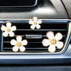 Frusde 6pcs Car Air Vent Clips, Cute Flower Car Air Fresheners Vents ...