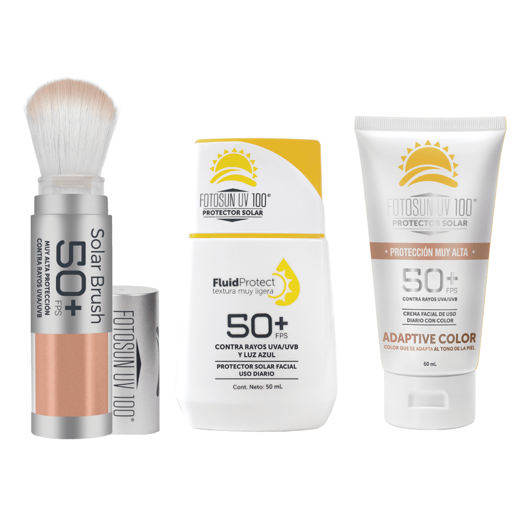 Kit de Protector Solar Facial Fotosun UV 100 Protección Contra Rayos ...