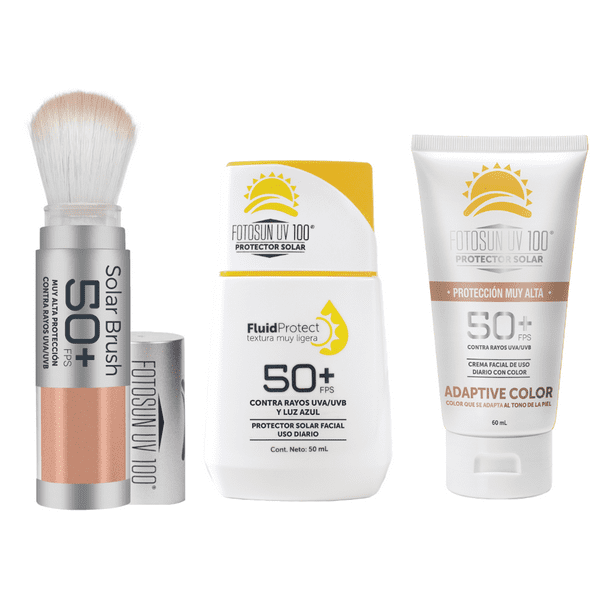 Kit de Protector Solar Facial Fotosun UV 100 Protección Contra Rayos ...