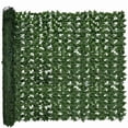 Artificial Ivy Privacy Fence Screen, UV Resistant Faux Hedge Leaf Wall ...