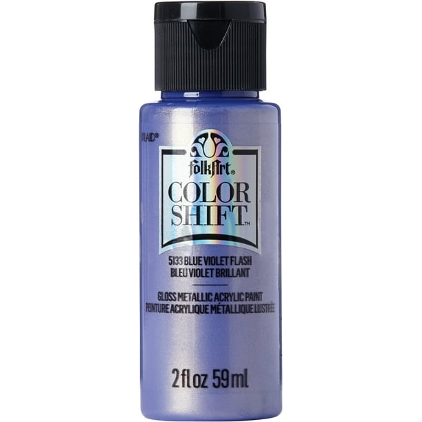 FolkArt Color Shift Acrylic Craft Paint, Gloss Finish, Blue Violet ...