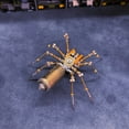 3D Metal Hibernating Venomous Fang Spider B Golden Model Kit, 173PCS ...