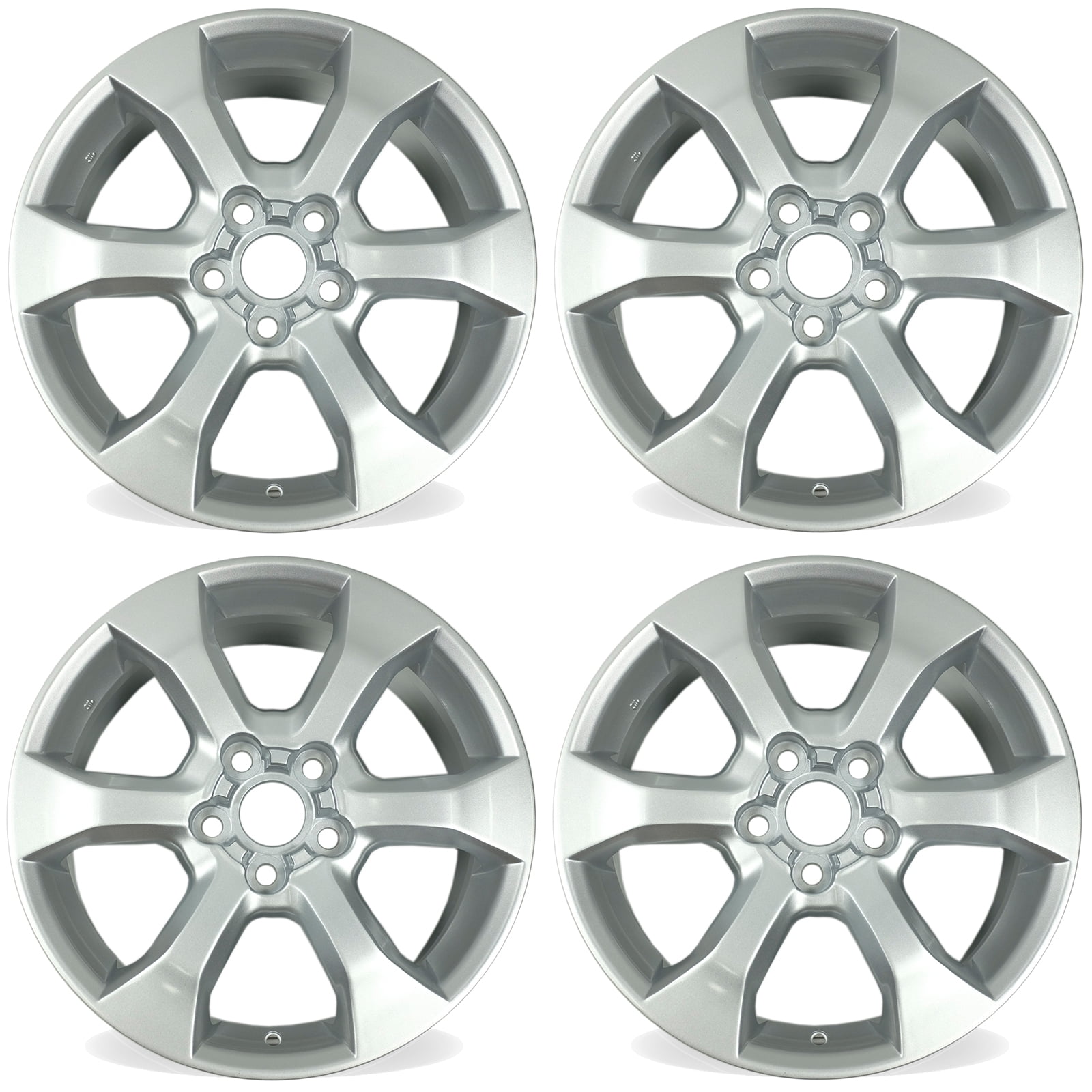 17" SET OF 4 17x7 SILVER Wheel for TOYOTA RAV4 2009-2014 OEM Design ...