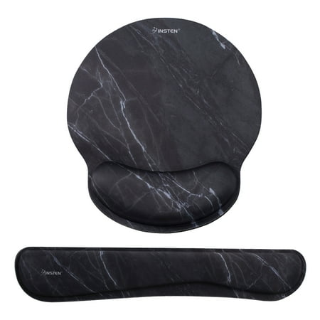 Insten Marble Mouse Pad with Wrist Support and Keyboard Wrist Rest ...