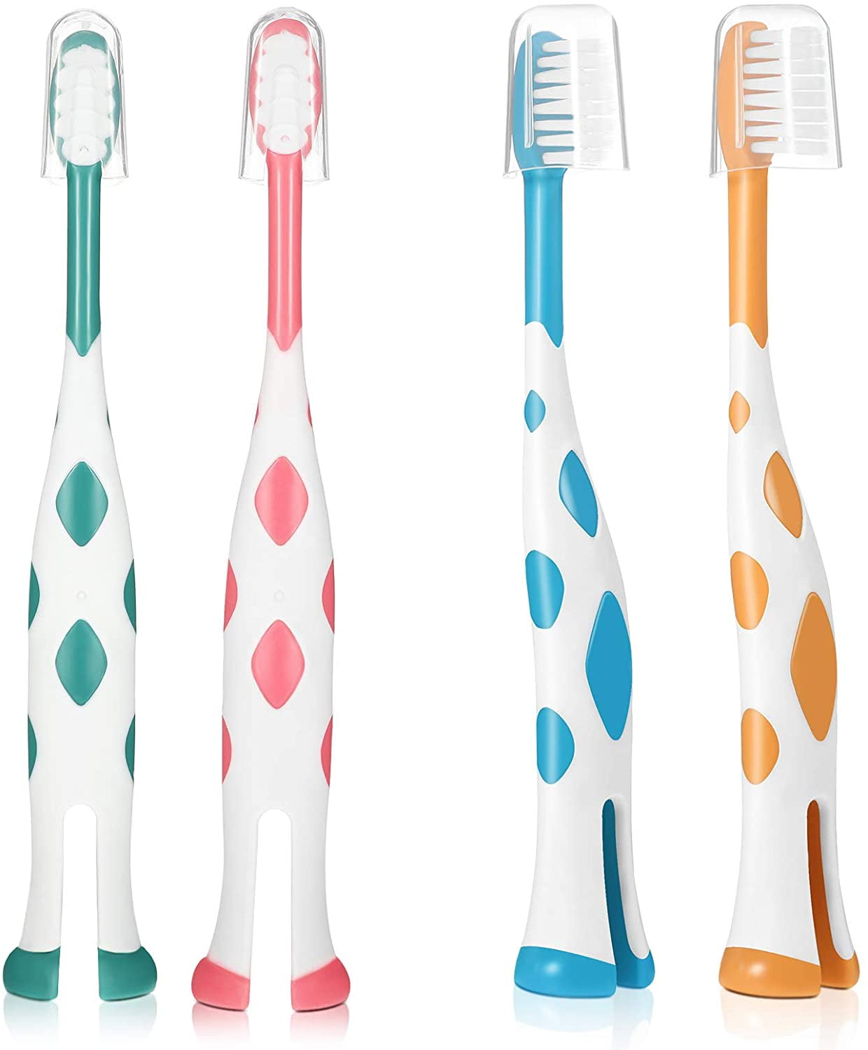 Kids Toothbrush Giraffe Pattern Toothbrush Nonslip Toothbrush Infant-to ...