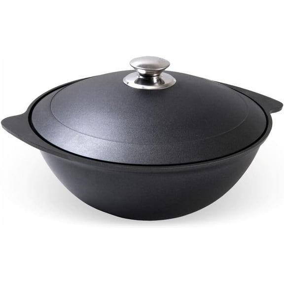 Alpine Cuisine 8 Piece Aluminum Caldero Set, Nonstick Stock Pots with ...