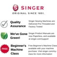 SINGER M3220 Lightweight & Portable Sewing Machine With 108 Stitch ...