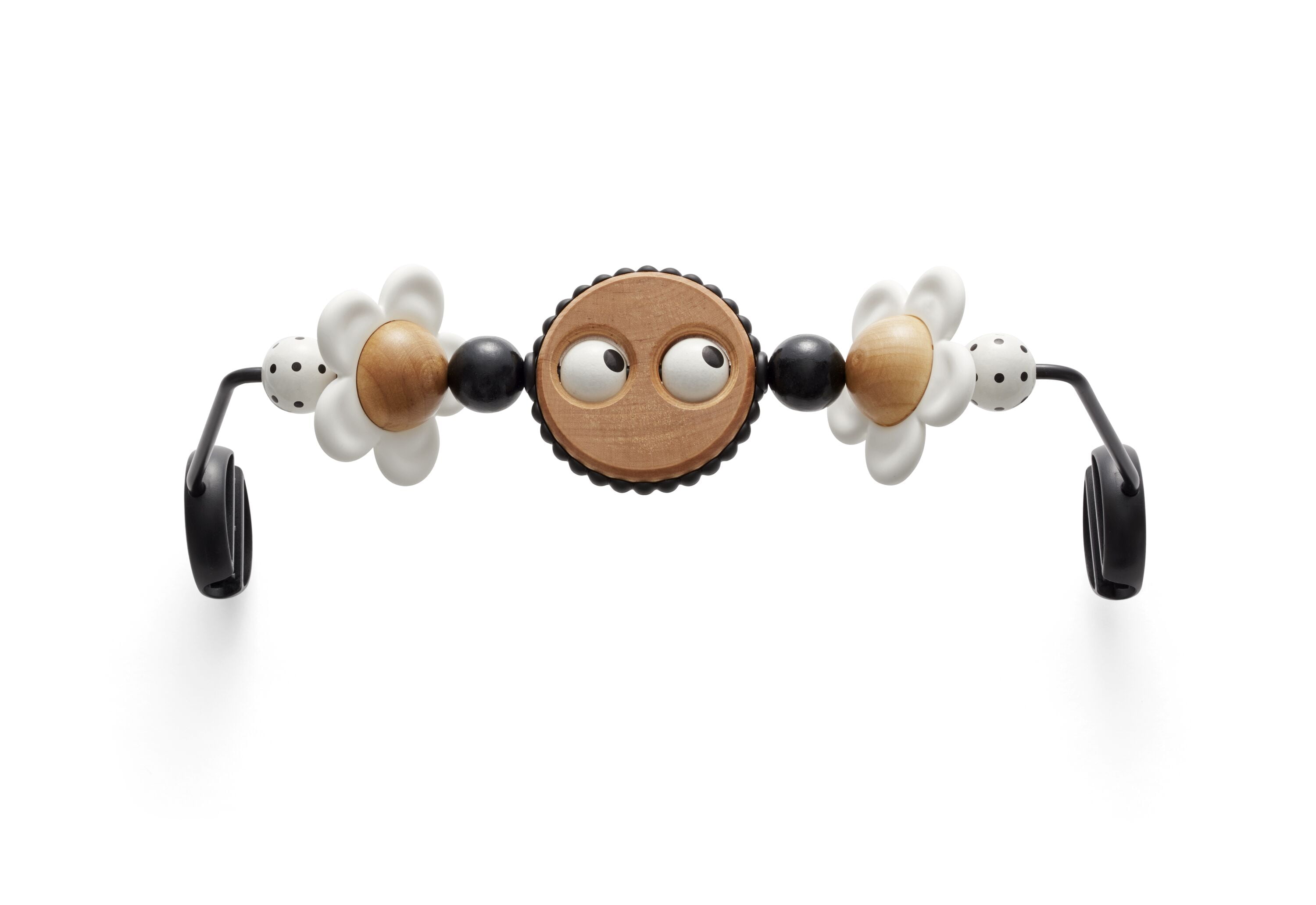 BabyBjorn Googly Eyes Black and White Toy Bar - Walmart.com