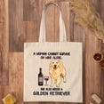 A Woman Cannot Survive On Wine Alone She Also Needs A Golden Retriever ...