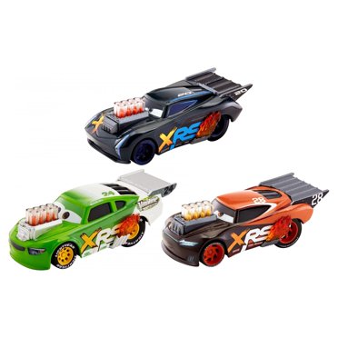 Disney Pixar Cars XRS Drag Racing 3-Pack Vehicle Set - Walmart.com