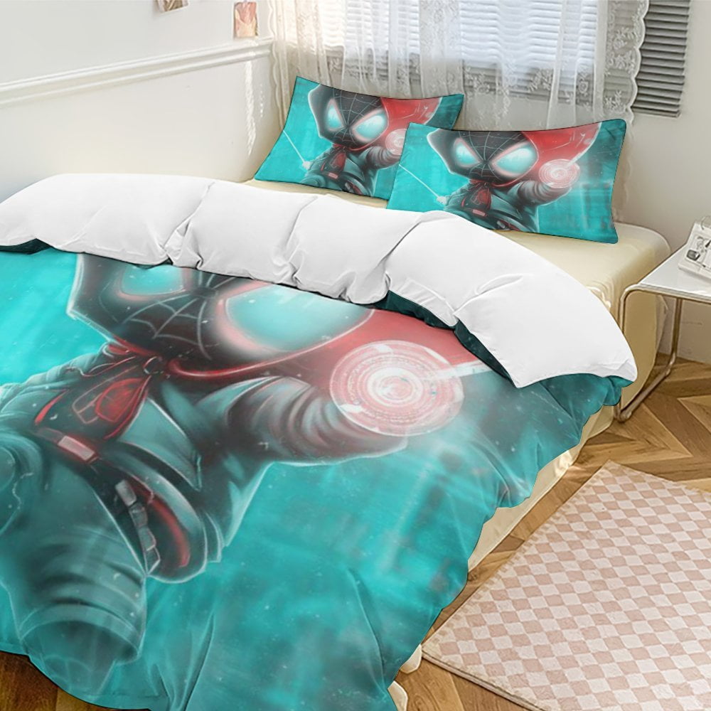 Spider-Man Bedding Comforter Sets, 3-Piece Bedding Set Soft Warm Bed ...