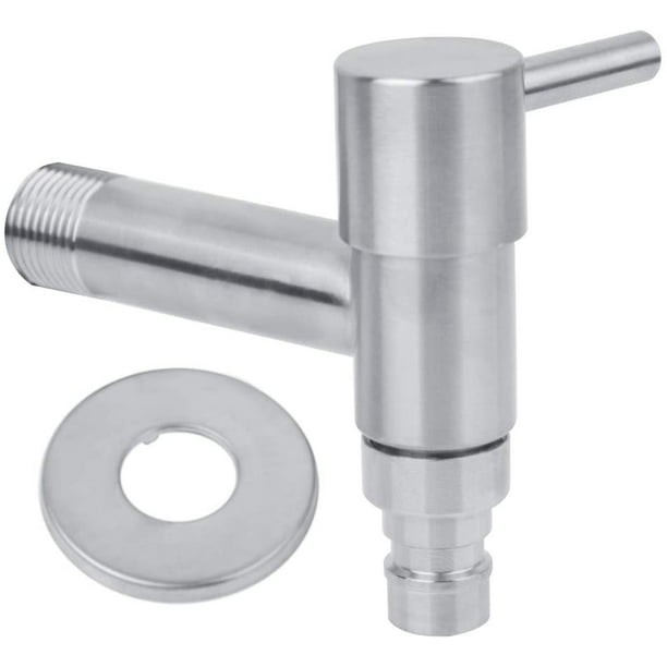 Water Faucet Water Tap-G1/2" Stainless Steel Washing Machine Wall ...