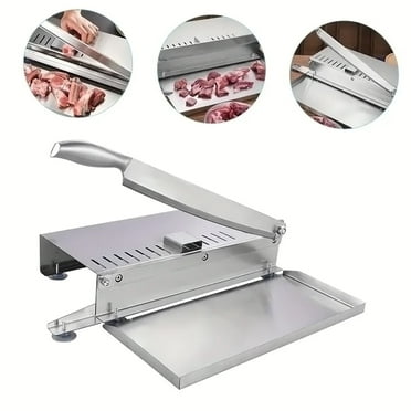 Manual Bone Meat Cutter, Ribs Meat Chopper Slicing Machine for Fish ...